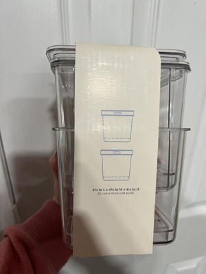 2pk Small Produce Fridge Bin Clear - Brightroom™ : Target