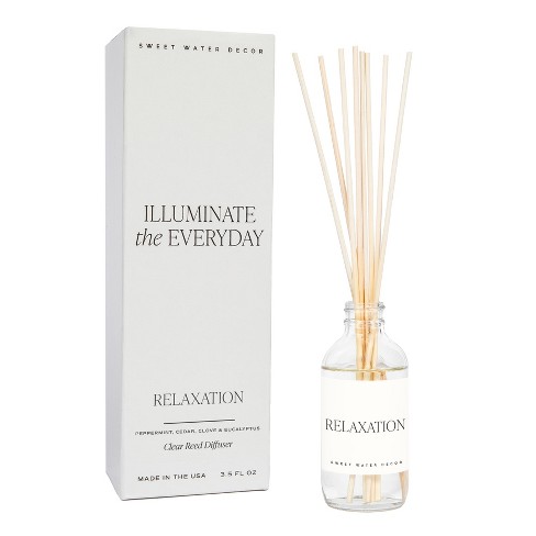 Sweet Water Decor Relaxation Clear Reed Diffuser - 3.5oz : Target