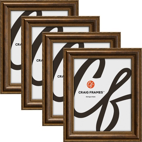 Craig Frames Victoria 24x32 Inch Ornate Bronze Picture Frame, Set Of 4 ...