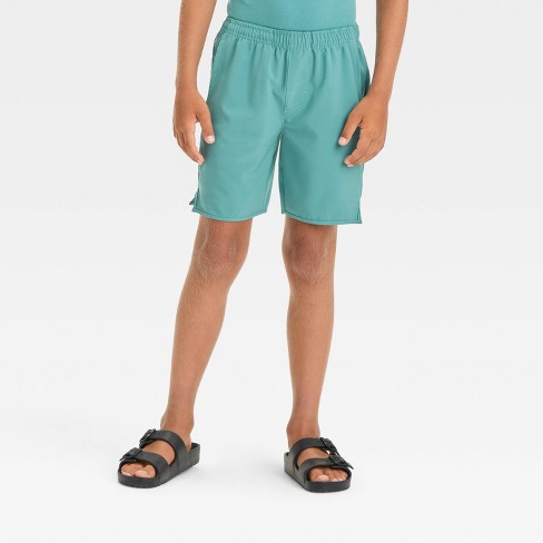 Grayson Threads Kids Big Boy Stretch Woven Shorts - Teal M : Target