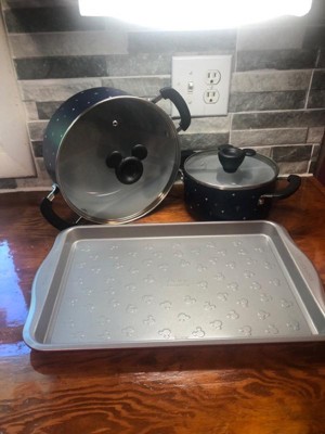 Farberware Disney Bon Voyage 7pc Ceramic Nonstick Cookware Set Blue ...