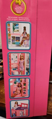 Barbie Getaway House Playset With 4 Play Areas And 11 Decor Accessories ...