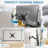 Mount-It! Full Motion Height Adjustable TV Wall Mount, Pull Down ...