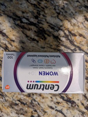 Centrum Silver Women 50+ Multivitamin / Multimineral Dietary Supplement ...