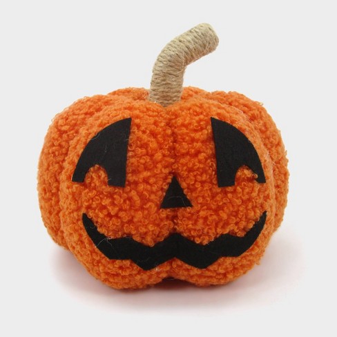 Fuzzy Halloween Pumpkin Decor Orange - Bullseye's Playground™ : Target