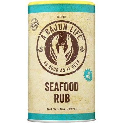 A Cajun Life Rub Seafood - Pack Of 6 - 8 Oz : Target