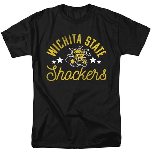 Wichita State University Official Shockers Adult T-shirt, Black, X ...