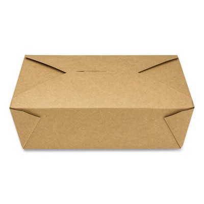 Gen Reclosable Kraft Take-out Box, 76 Oz, Paper, 200/carton : Target