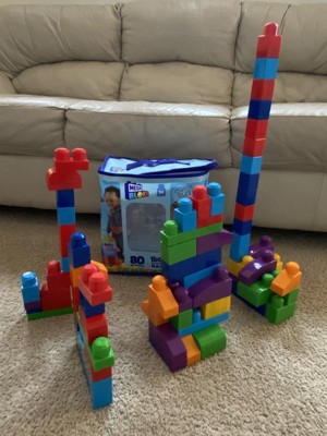 Mega Bloks Big Building Bag Playset - 80pcs : Target