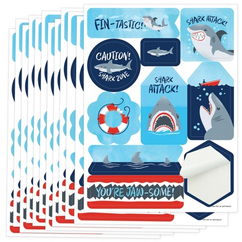 Big Dot Of Happiness Shark Zone - Jawsome Shark Party Or Birthday Party ...