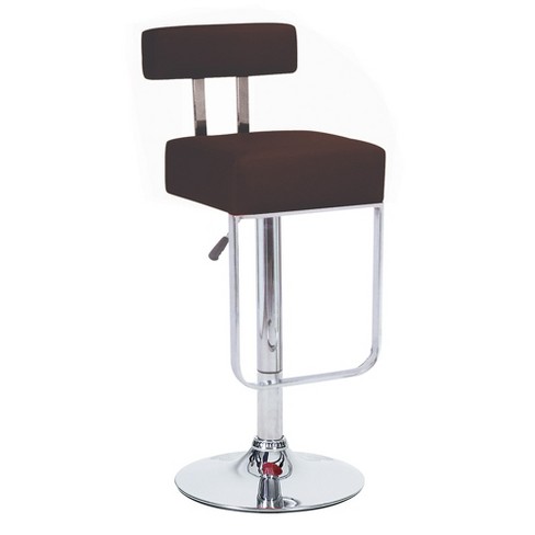 Modern Home Blok Contemporary Adjustable Height Counter/bar Stool ...