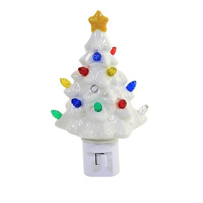 Mr. Christmas Nostalgic Led Ceramic Christmas Tree Nightlights - Set Of ...