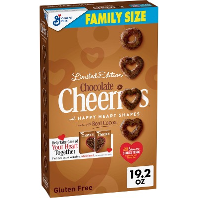 General Mills Family Size Chocolate Cheerios Cereal - 19.2oz : Target