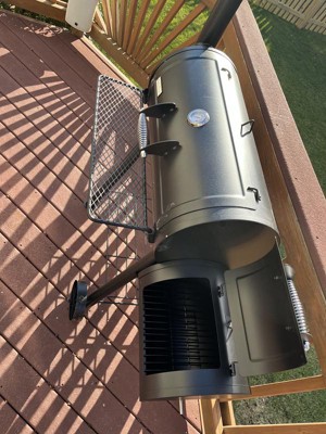 Captiva Designs E02gr006 Offset Charcoal Smoker - Black : Target