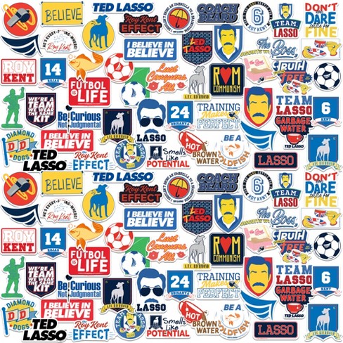 Ted Lasso Vinyl Large Deluxe Stickers Variety Pack : Target
