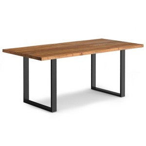 Amity 72 inch x 36 inch Rectangle Modern Industrial Dining Table in ...