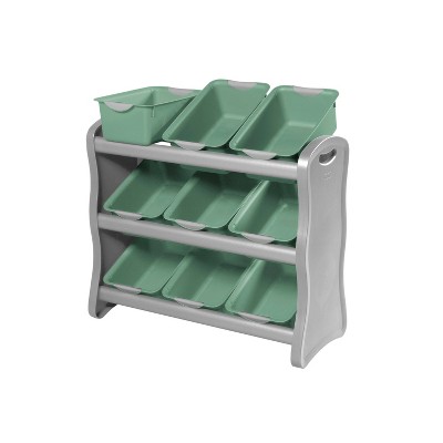 Green Plastic Storage Bins : Target