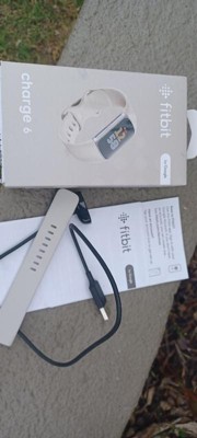 Fitbit Charge 6 - Porcelain / Silver Aluminum : Target