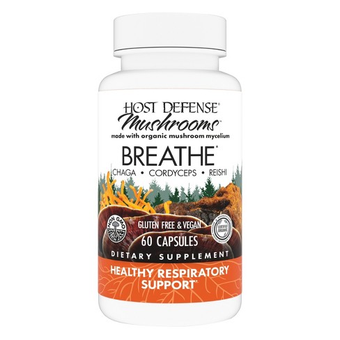 Host Defense Breathe* Capsules - Immune & Respiratory Support - 60 ...