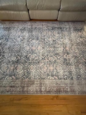World Rug Gallery Vintage Inspired Machine Washable Non Slip Area Rug ...