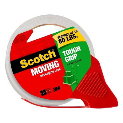 Scotch Tough Grip Moving Tape With Dispenser, 1ct : Target