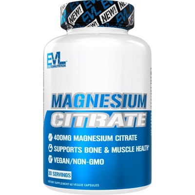 Evlution Nutrition Magnesium Citrate - Bone Health - 30 Servings : Target