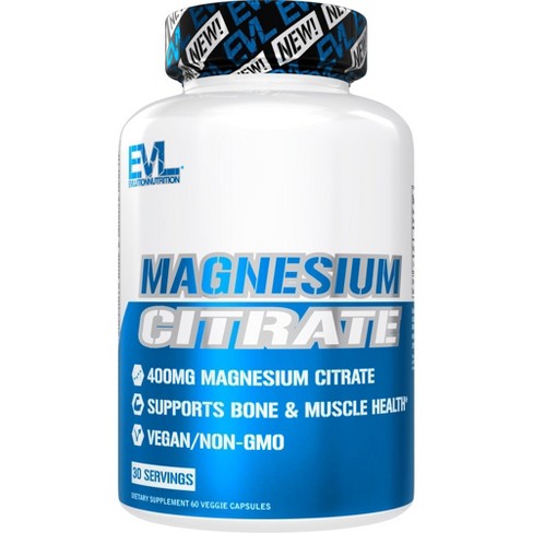 Evlution Nutrition Magnesium Citrate - Bone Health - 30 Servings : Target
