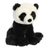 Aurora Medium Panda Cuddly Stuffed Animal Black 11.5" : Target