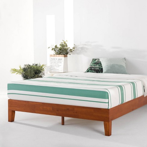 Queen 12" Naturalista Grand Solid Wood Premium Platform Bed Cherry ...