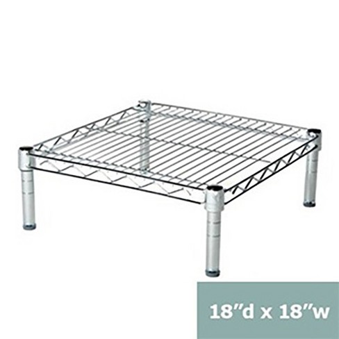 Shelving.com Chrome Wire Shelving With 1 Tier Shelf - 18"d X 18"w X 6"h ...