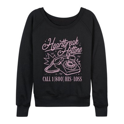 Women's - Instant Message - Heartbreak Hotline Lightweight French Terry ...
