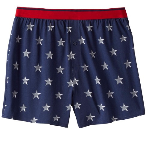 Kingsize Men's Big & Tall Patterned Boxers - 3xl, Stars : Target