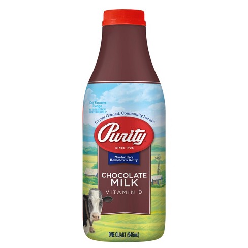 Purity Whole Chocolate Milk - 1qt : Target