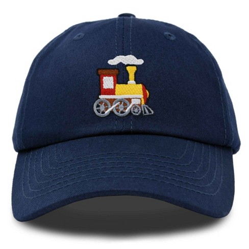 Dalix Train Cotton Dad Hat Adjustable Soft Baseball Cap Mens In Navy ...