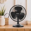 Holmes 12" Oscillating 3 Speed Adjustable Table Fan With Push Button ...