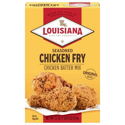Louisiana Seasoned Chicken Fry Batter Mix - 22oz : Target