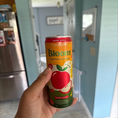 BLOOM NUTRITION Sparkling Energy Drink - Crisp Apple - 12 fl oz Can : Target