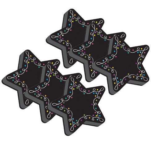 Ashley Productions® Magnetic Whiteboard Erasers, Star Chalk, Pack Of 6 ...