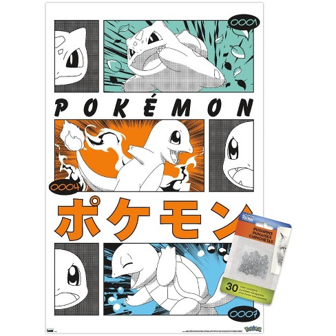 Trends International Pokémon - Trio Anime Unframed Wall Poster Print ...
