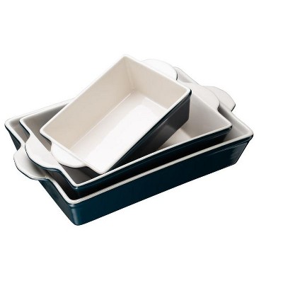 2pc Stoneware Geneva Nesting Baking Dish Set - Tabletops Gallery : Target