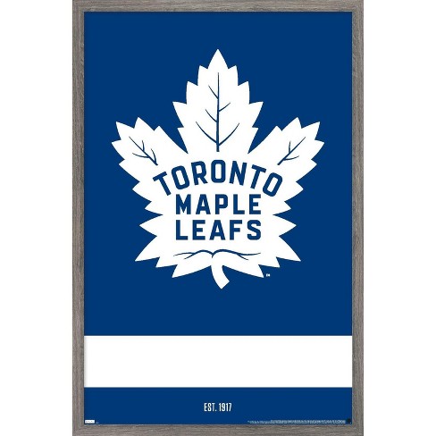 Trends International Nhl Toronto Maple Leafs - Logo 21 Framed Wall ...