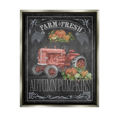 Stupell Industries Autumn Tractor Chalkboard, 17'' X 21'' : Target