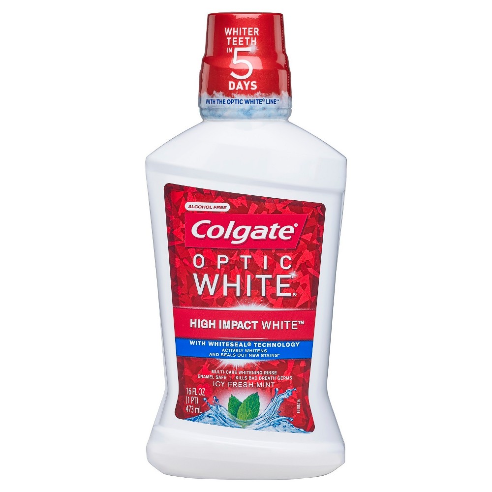 UPC 035000671110 - Colgate Optic White Whitening Adult Mouthwash Fresh ...