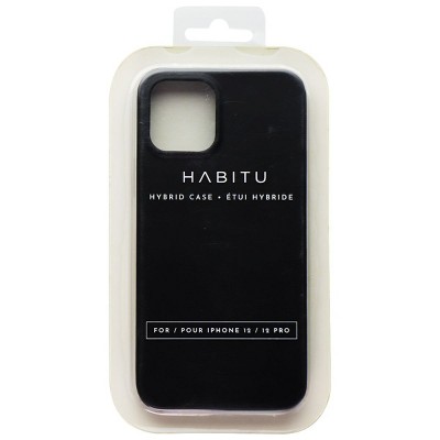 Habitu Hybrid Case For Apple Iphone 12 And Iphone 12 Pro - Black : Target
