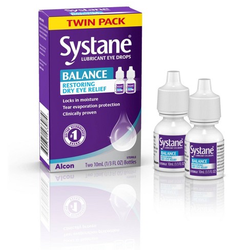 Systane Balance Lubricant Eye Drops Twin Pack - 2ct : Target