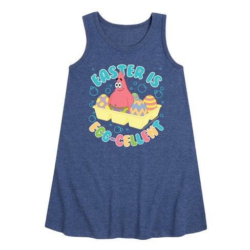 Spongebob Squarepants Easter Is Egg - Heather Navy - 3t : Target