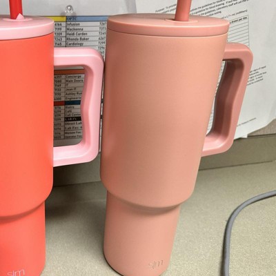 Simple Modern Trek 40oz Stainless Steel Lidded Tumbler Powder Coat Sage ...