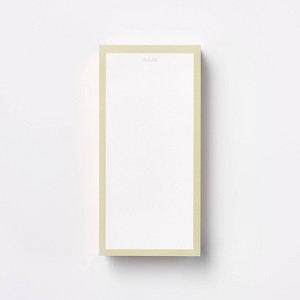Jumbo Gum Top Daily To-do Notepad With Gold Edge 5"x8" - Threshold ...