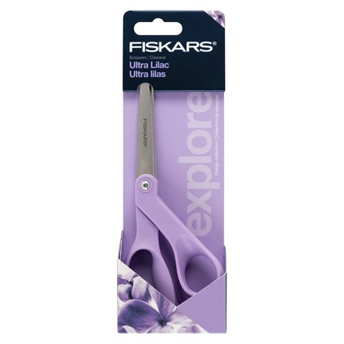 Fiskars Designer School Supplies 8" Craft Scissors With Stainless Steel ...