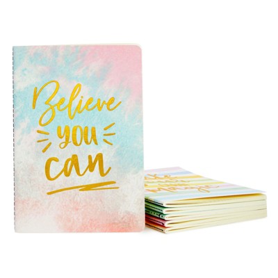 Paper Junkie 6 Pack Inspirational Notebooks For Women, A5 Motivational ...